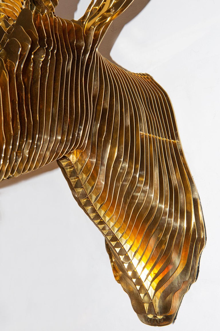 Springbok Trophee Sculpture For Sale at 1stDibs