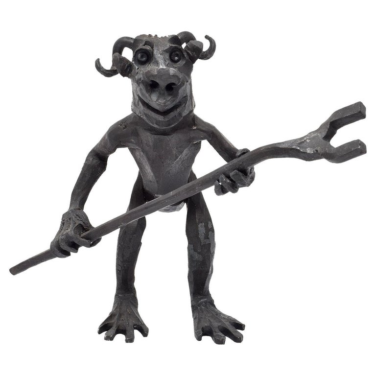 "Spud" Sculpture by Bay Area Blacksmith William Roan For Sale at 1stDibs