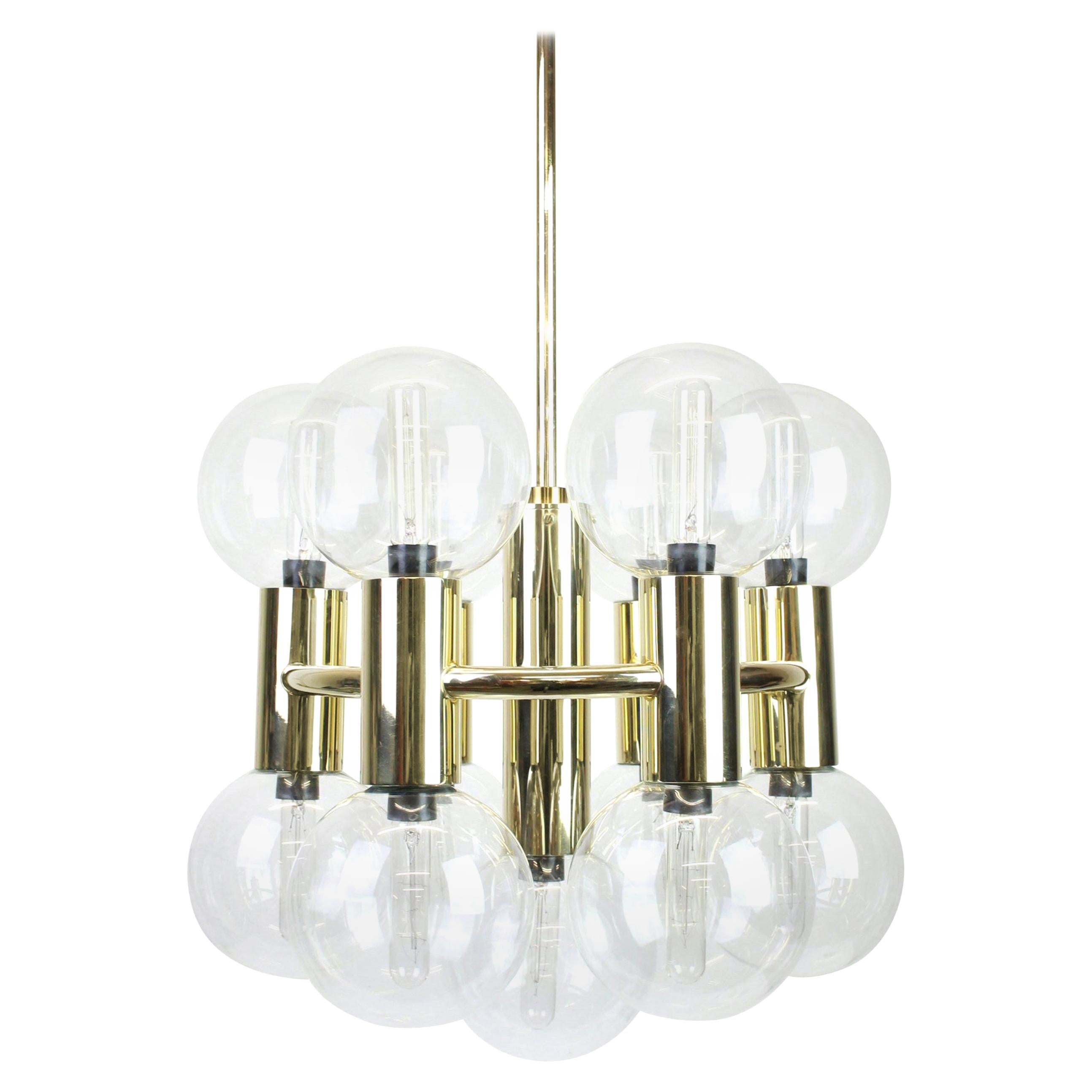 Sputnik Chandelier Designed by Motoko Ishii for Staff, Germany, 1970s ...