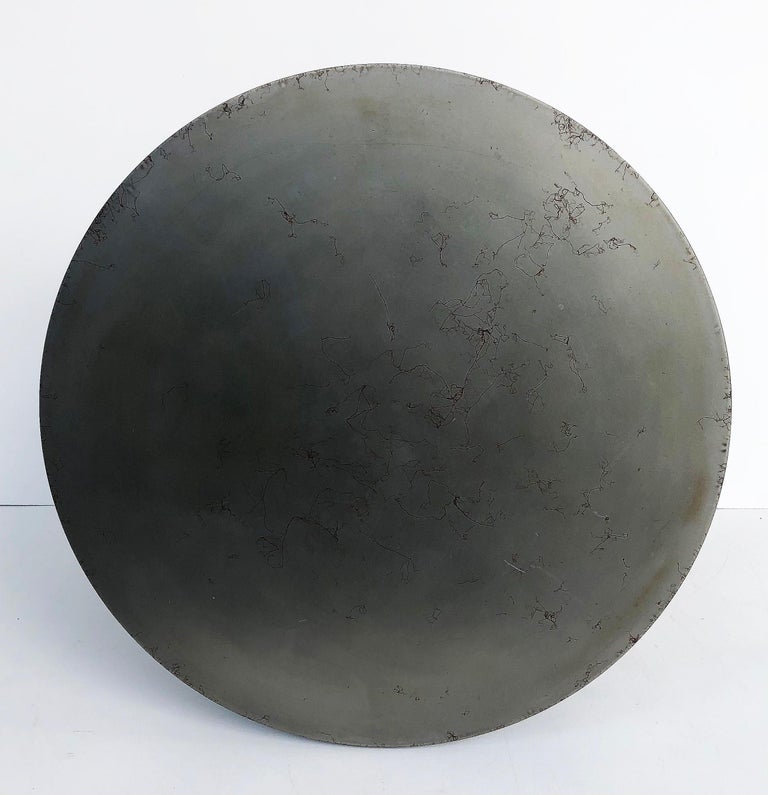 Sputnik Studio Industrial Recycled Steel Side Tables by Kevin Shahan ...
