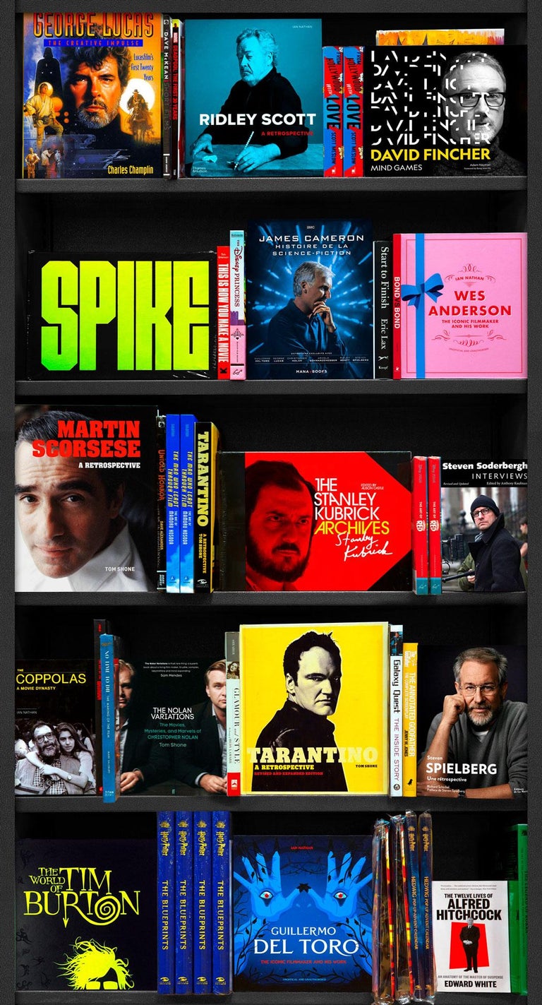 SQRA (Cedric Sequerra) - Directors Bookscapes I (Black) For Sale at 1stDibs