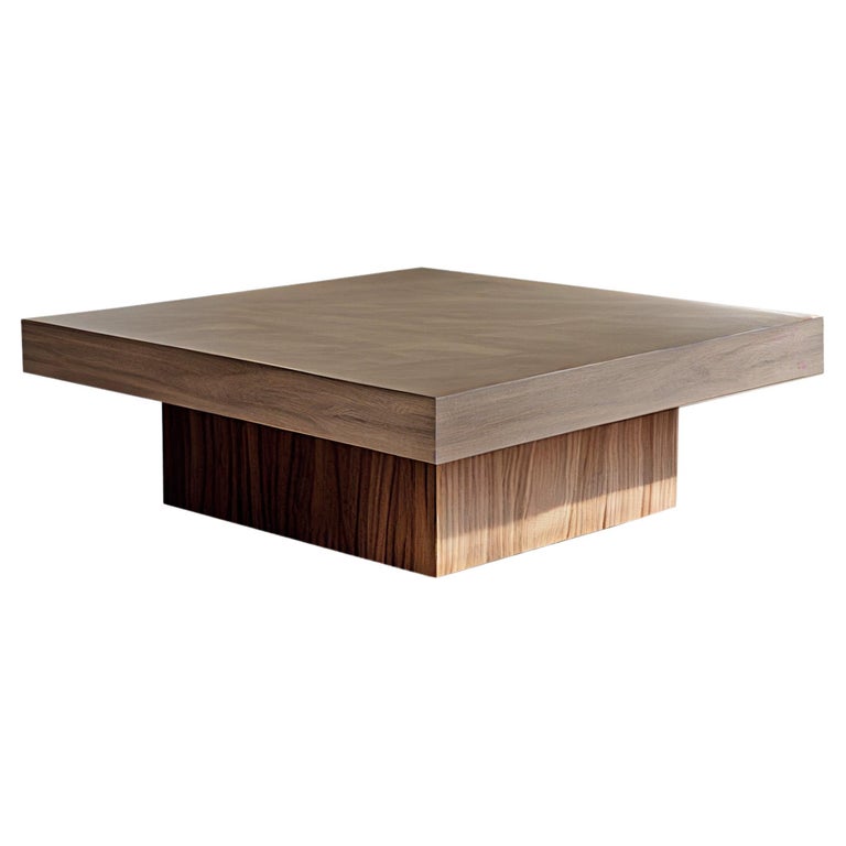 Square Coffee Table Made with Beautiful Oak Veneer Wood by Nono ...