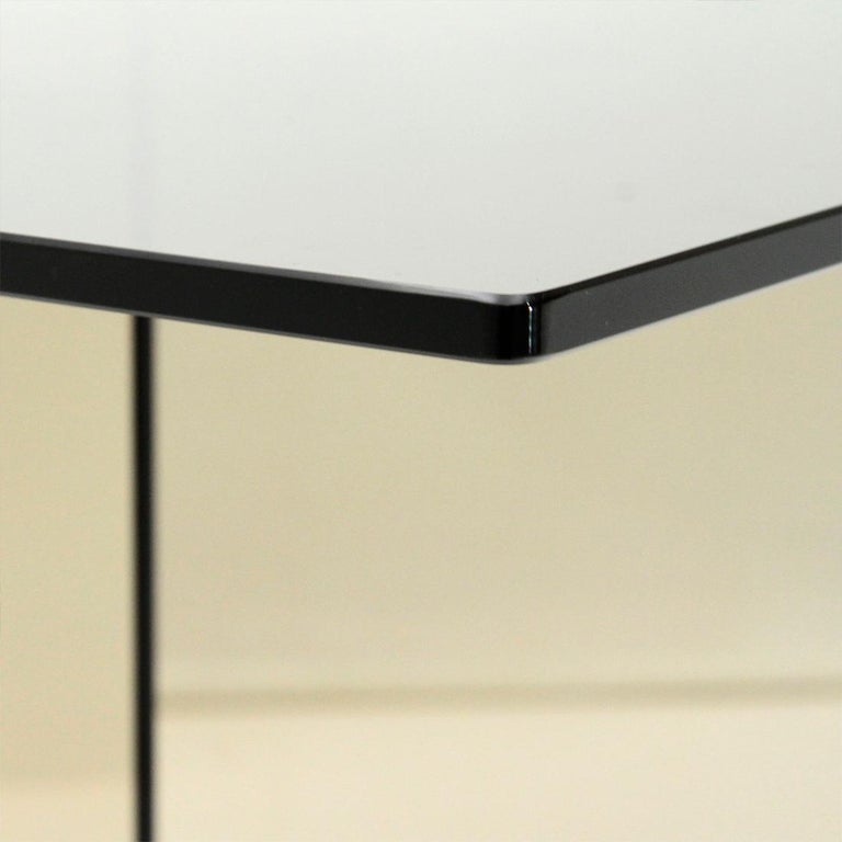 Square Dining Table Block by Nanda Vigo for Acerbis, 1970s at 1stDibs