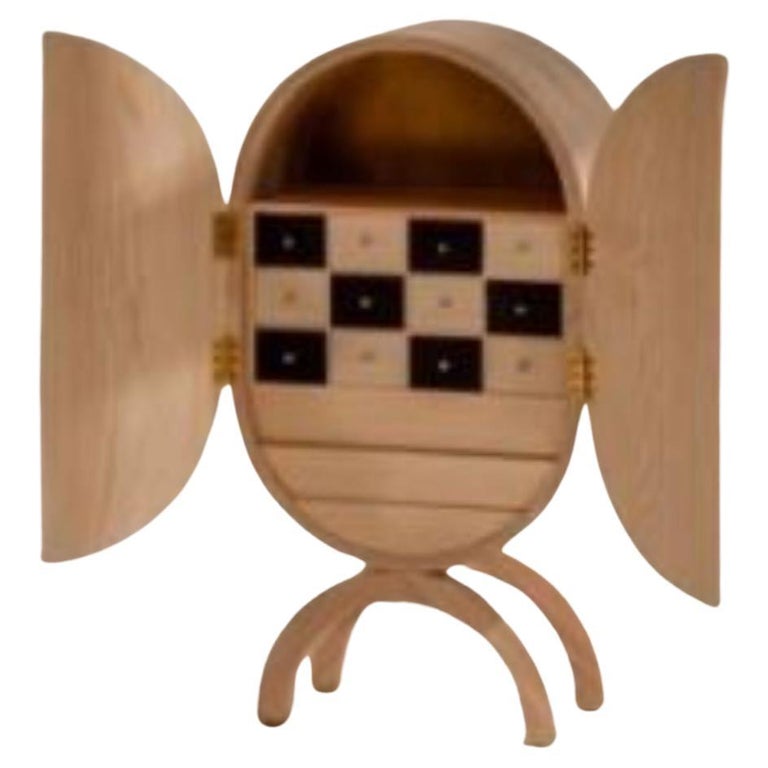 Square Drop Little Cabinet by Nów For Sale at 1stDibs