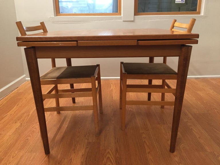 Square Expandable Dining or Game Table For Sale at 1stDibs | expandable ...