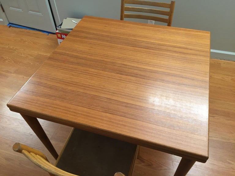 Square Expandable Dining or Game Table For Sale at 1stDibs | expandable ...