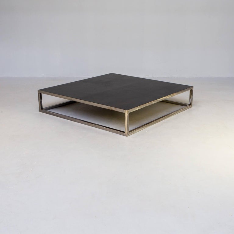 Square Large Coffee Table ‘Trinity’ for Baxter For Sale at 1stDibs
