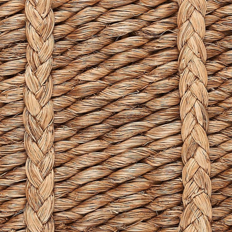 Square Lubid Abaca Basket, Natural Abaca 24x20" For Sale at 1stDibs