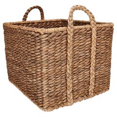 Lubid Abaca Basket, Natural Abaca 24" For Sale at 1stDibs