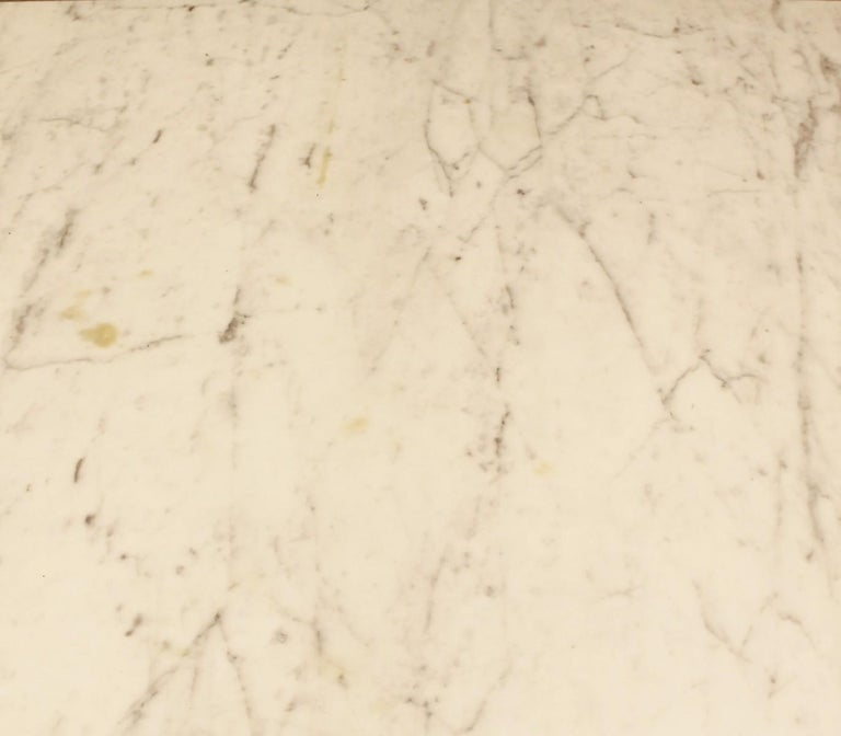 Square Marble Coffee Table with Curved Legs at 1stDibs | curved marble ...