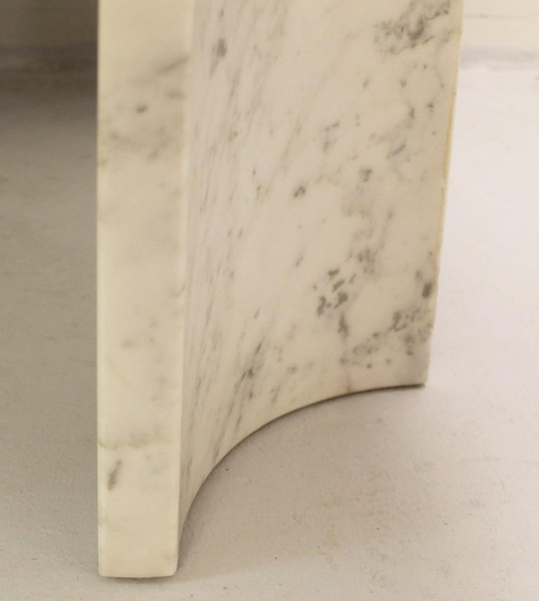 Square Marble Coffee Table with Curved Legs at 1stDibs | curved marble ...