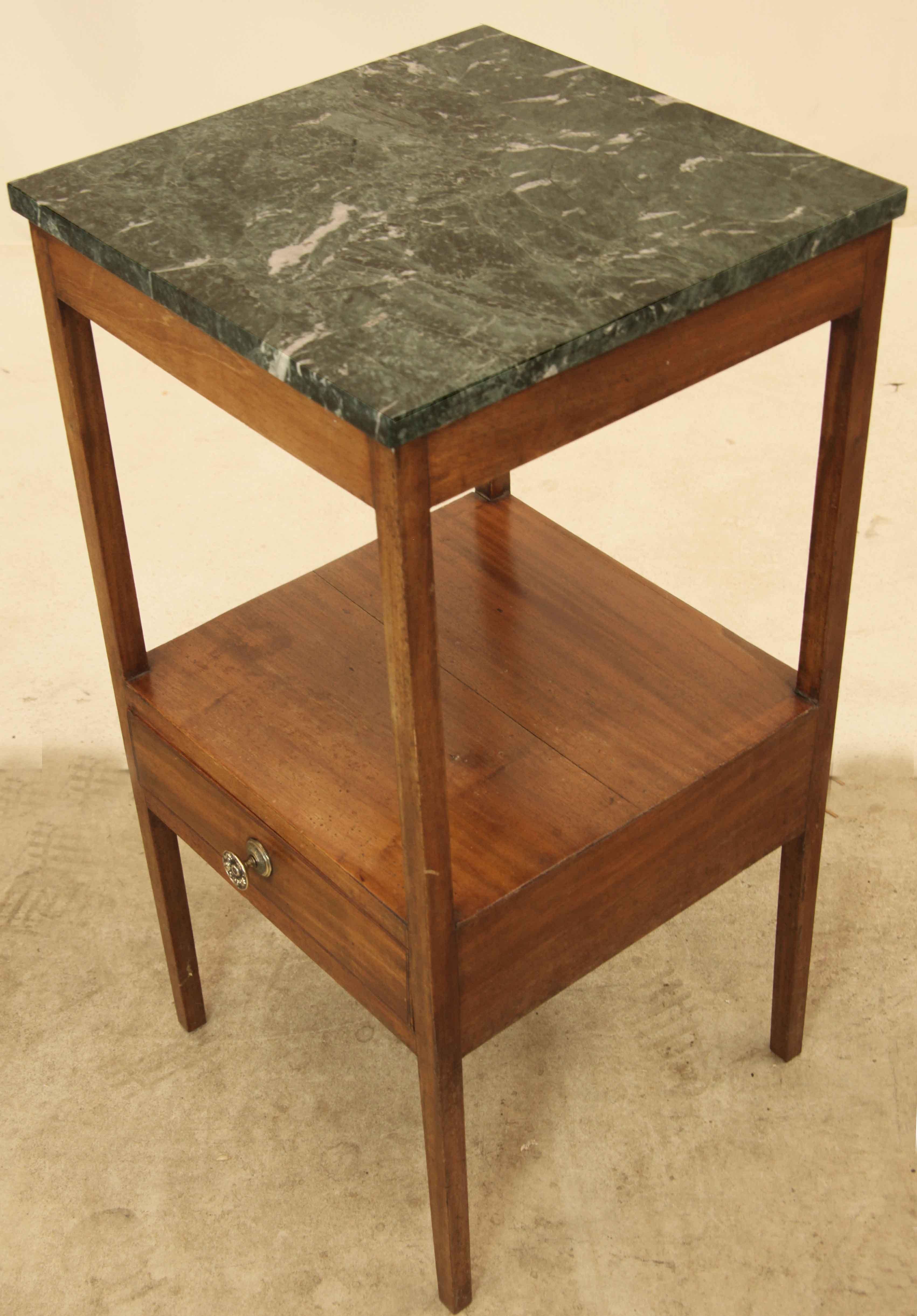 Square Marble Top Table For Sale at 1stDibs