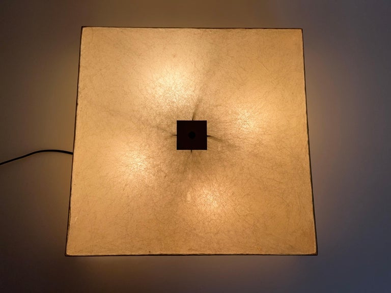 Square Mid-Century Modern Cocoon Flush Mount, 1960s, Italy For Sale at ...