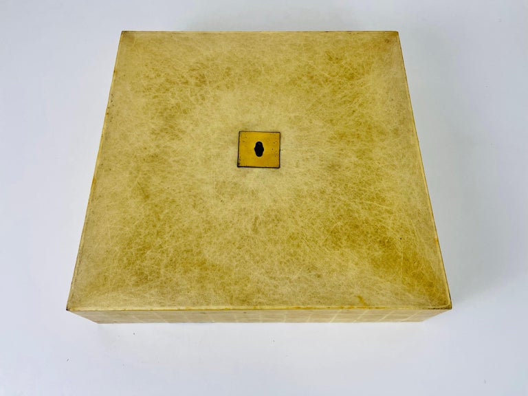 Square Mid-Century Modern Cocoon Flush Mount, 1960s, Italy For Sale at ...