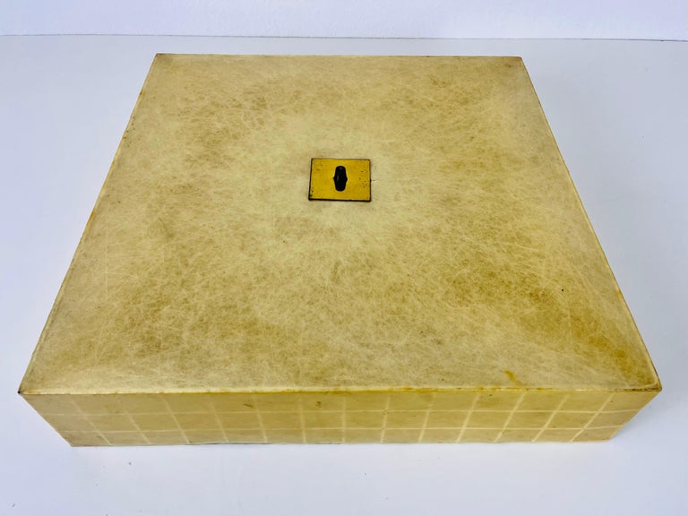 Square Mid-Century Modern Cocoon Flush Mount, 1960s, Italy For Sale at ...
