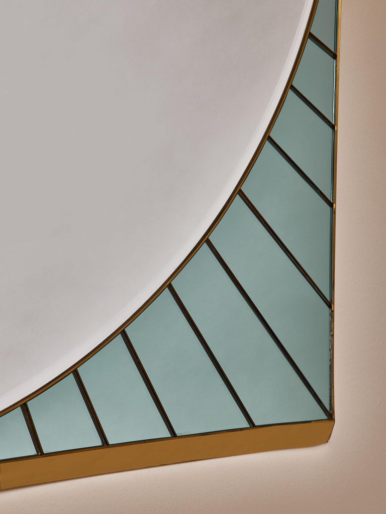 Square mirror by Studio Glustin For Sale at 1stDibs