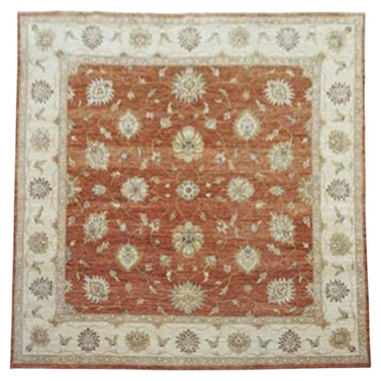 Square Pakistan Rug For Sale at 1stDibs