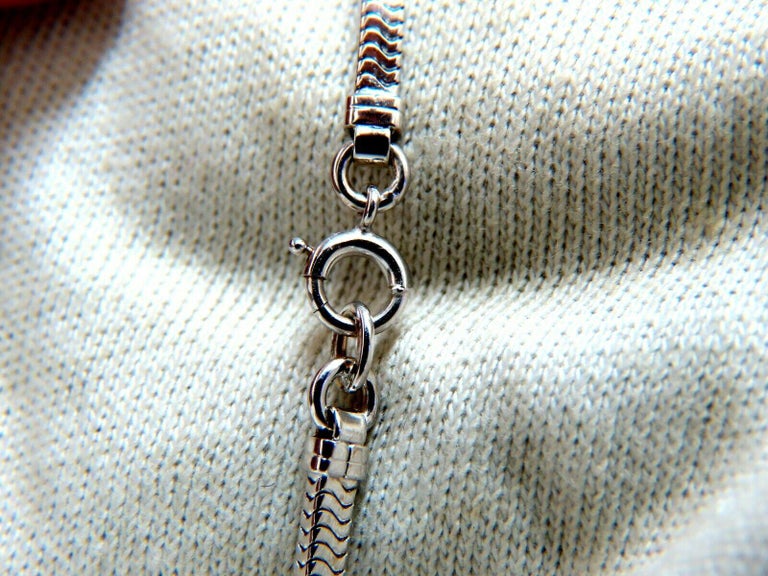 Square Silky Snake Link Gold Necklace 14 Karat For Sale at 1stDibs ...