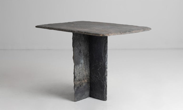 Square Slate Table, France, circa 1910 For Sale at 1stDibs