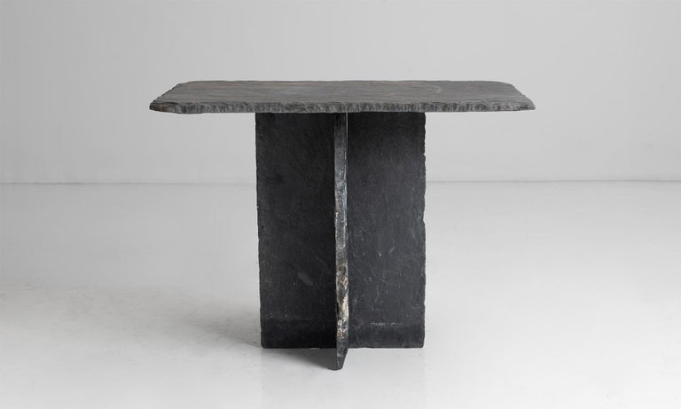 Square Slate Table, France, circa 1910 For Sale at 1stDibs