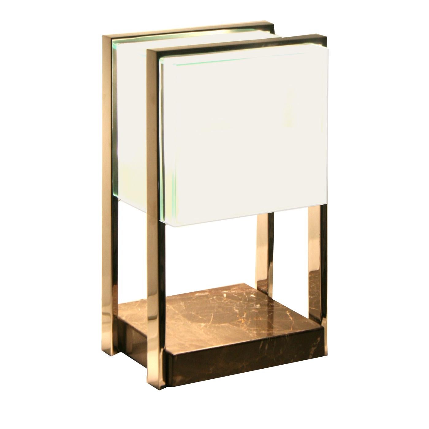 Square Suitcase Table Lamp with Saint Laurent Marble Base by Vincenzo ...