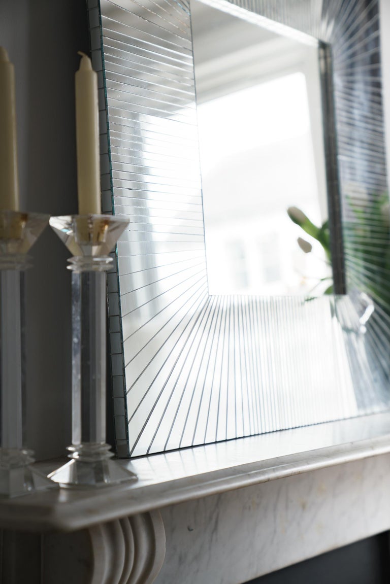 Square Sunray Collection Mosaic Mirror, Handmade in UK by Claire Nayman ...