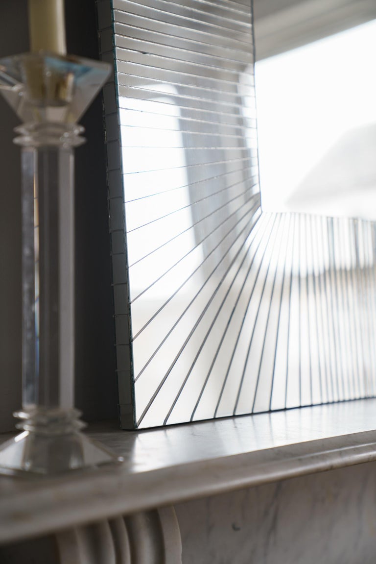 Square Sunray Collection Mosaic Mirror, Handmade in UK by Claire Nayman ...