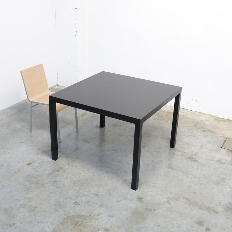 Square Table T88A, Black Edition by Maarten Van Severen for Top-Mouton ...