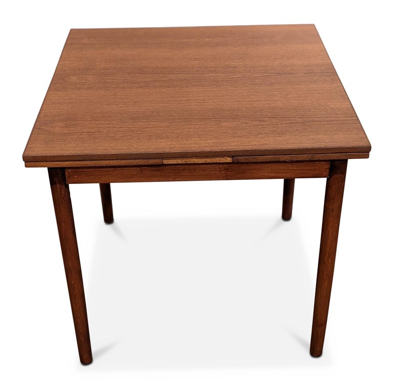 Square Teak Dining Table W 2 Leaves "9101" Vintage Danish Mid-Century ...
