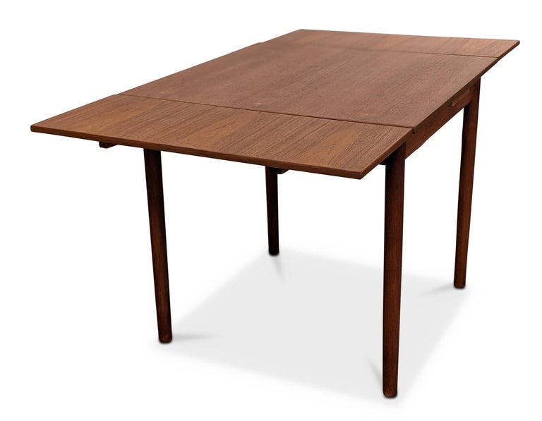 Square Teak Dining Table W 2 Leaves "9101" Vintage Danish Mid-Century ...