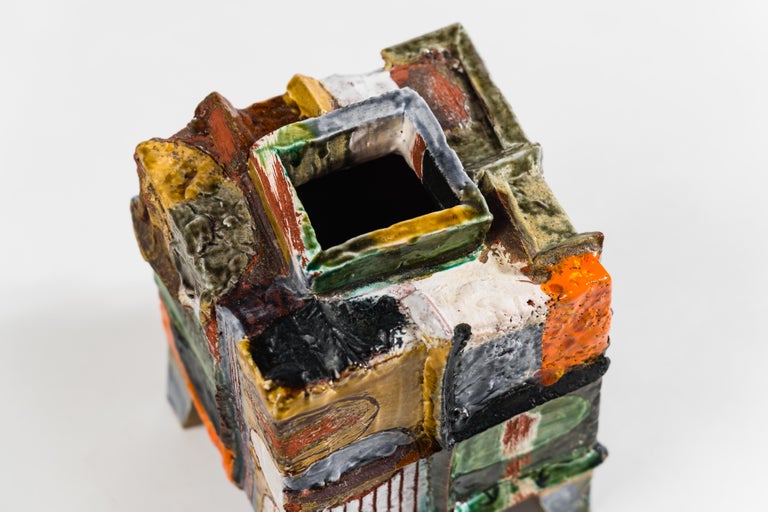 Square Terracotta Vessel For Sale at 1stDibs