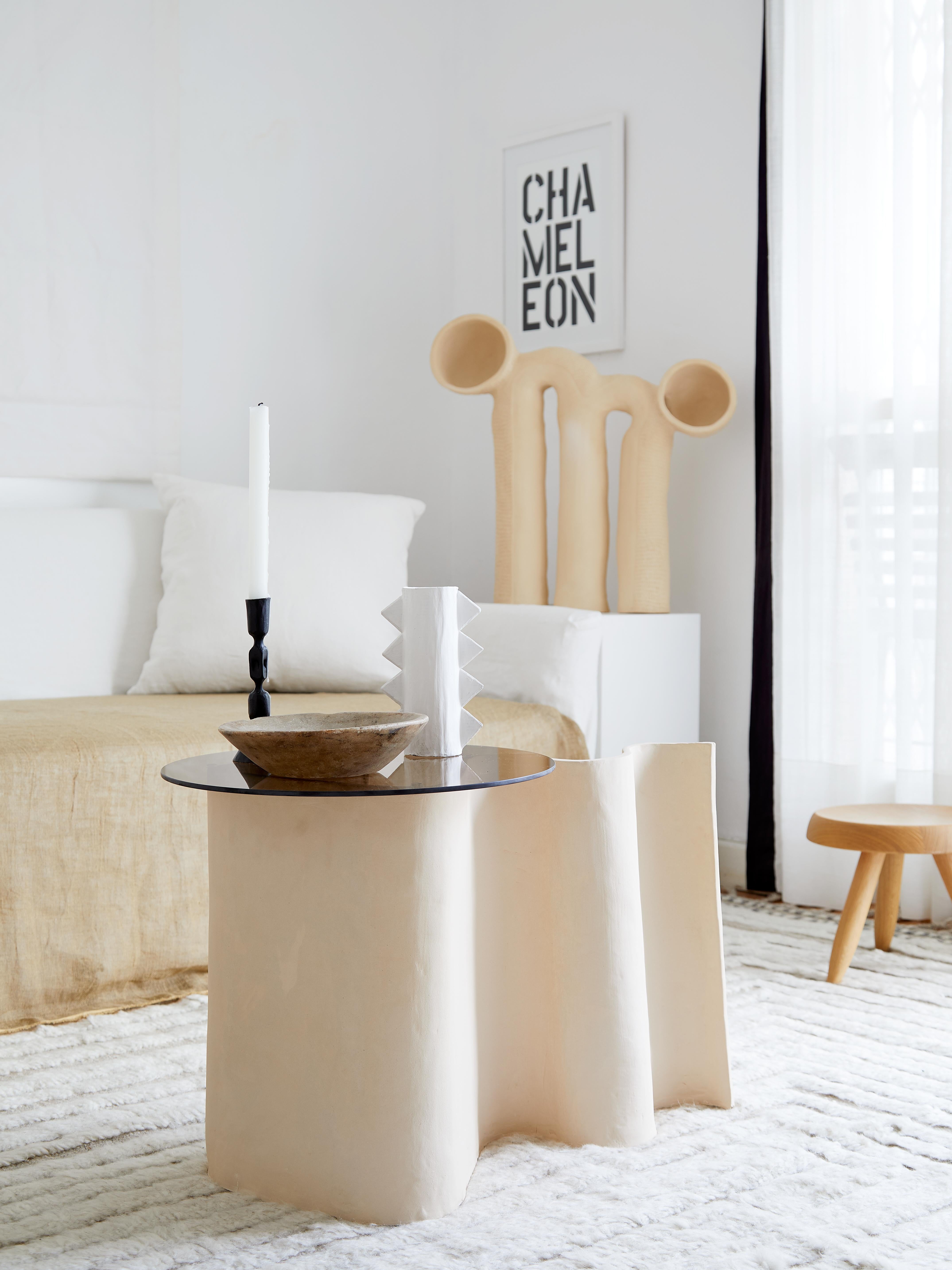 Squiggle Side Table by Jan Ernst For Sale at 1stDibs