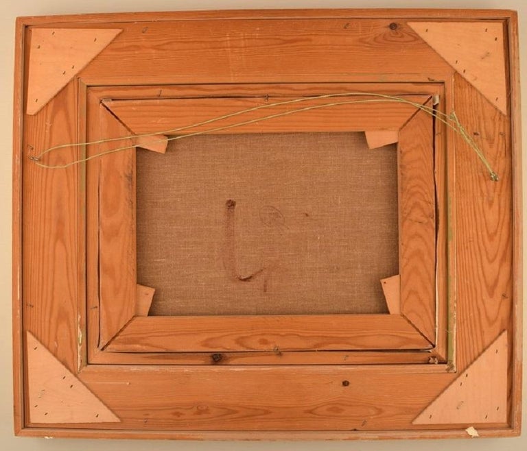 Søren Edsberg, Denmark, Oil on Canvas, Abstract Composition, 1970s For ...