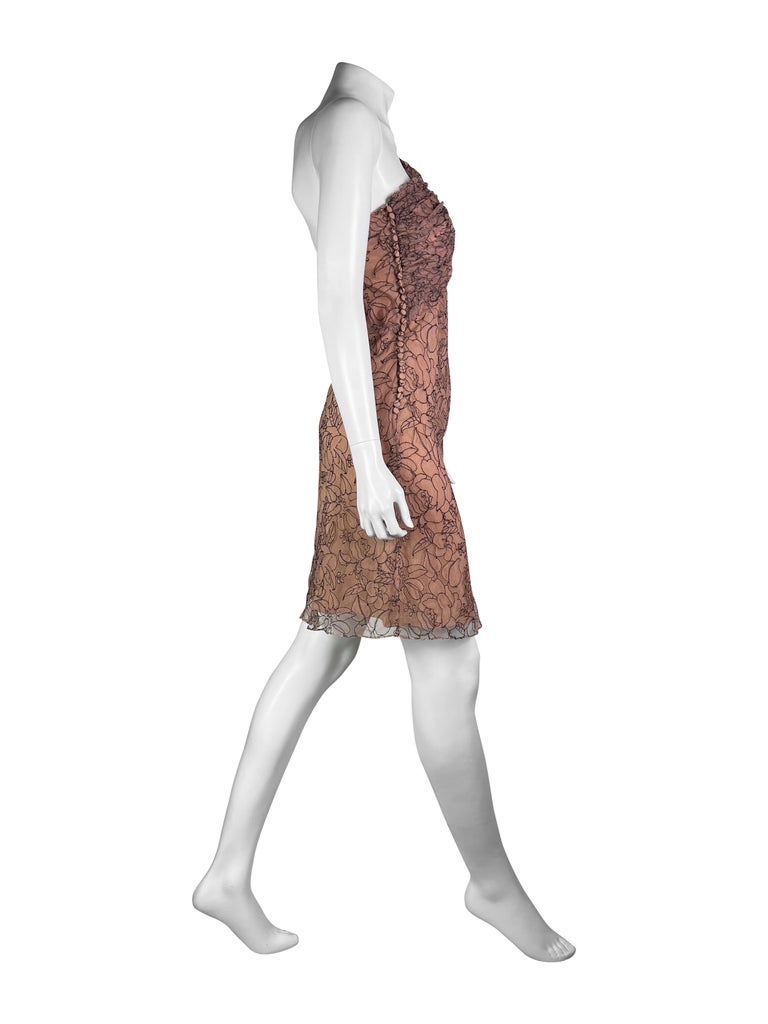 SS 2006 Dior by John Galliano Lace Mini Dress For Sale at 1stDibs