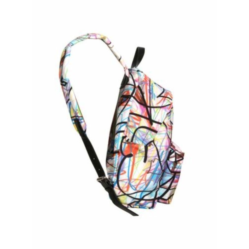 SS16 Collection Jeremy Scott JS Cartoon Couture Scribble Print Backpack ...