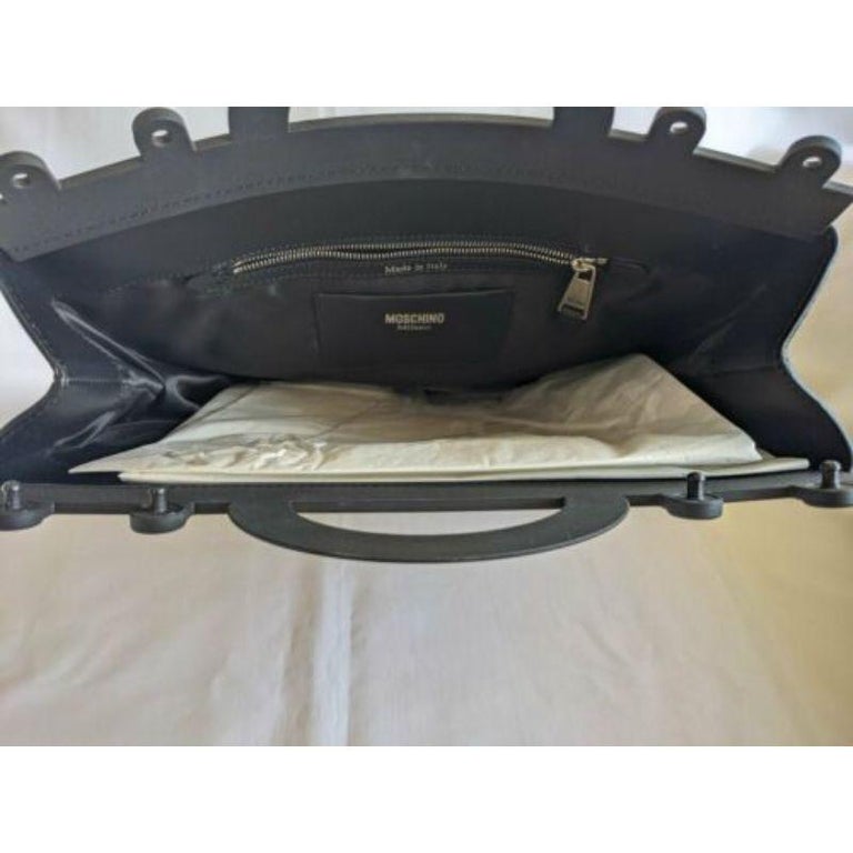 SS20 Moschino Couture Jeremy Scott Ghost Pumpkin Face Yellow Leather ...