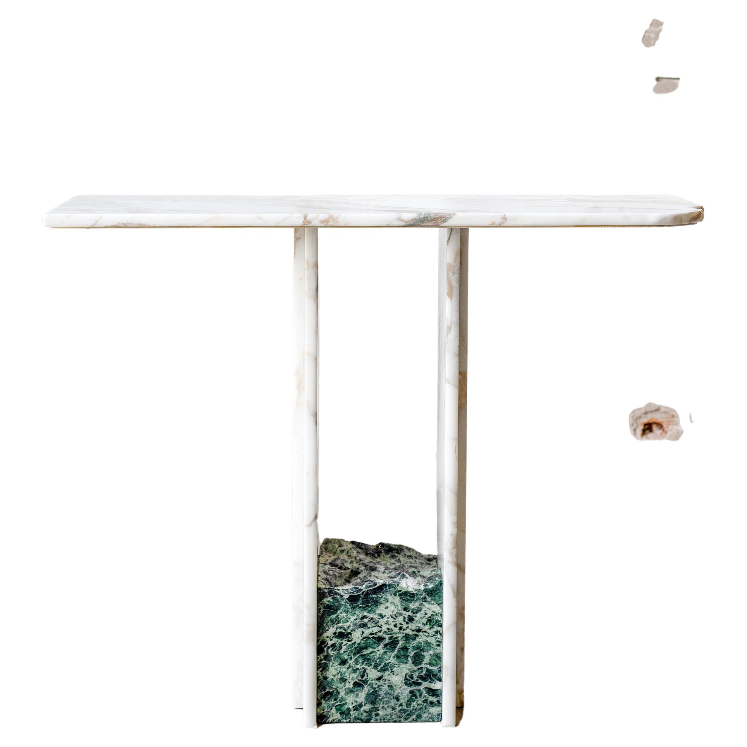 Vintage Sirmos Stacked Rock Stone Console Table Mid-Century Modern ...