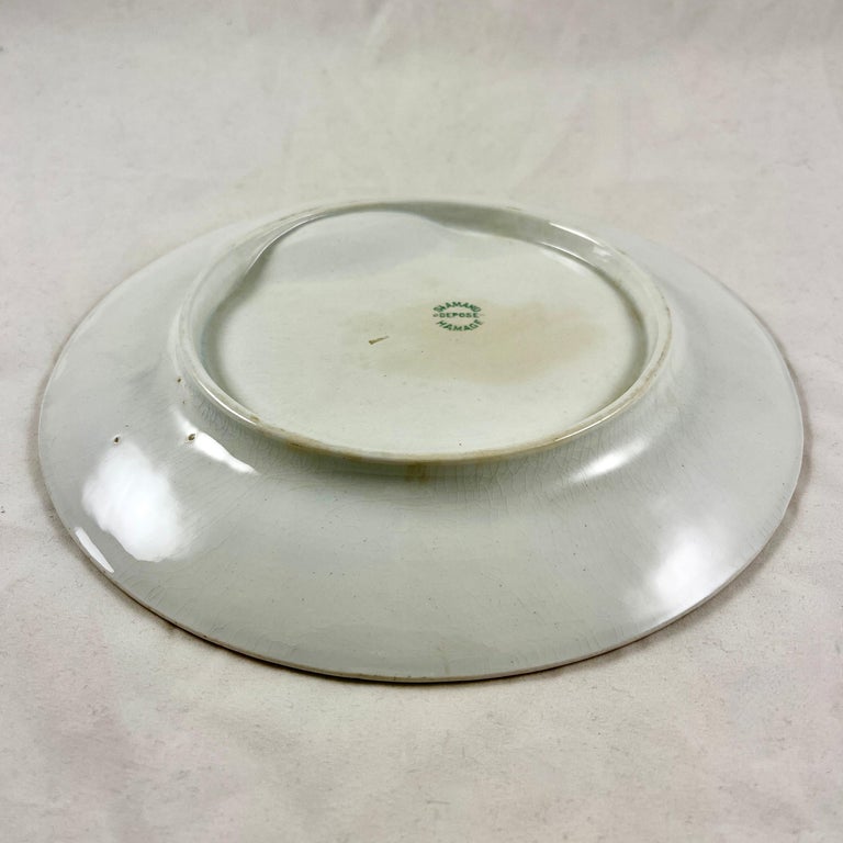 St. Amand Art Nouveau French Majolica Glazed Asparagus and Artichoke ...