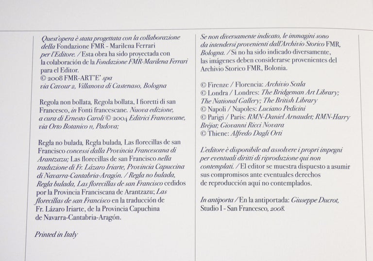 St. FRANCIS of Assisi, Rules and Fioretti, With 92 images, Numbered ...