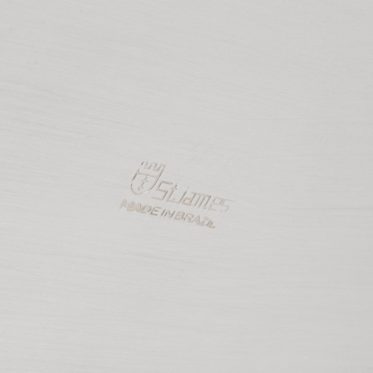 St James Brazil Modernist Twisted Silver Plate Barware Martini Cocktail ...