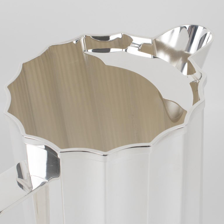 St James Brazil Modernist Twisted Silver Plate Barware Martini Cocktail ...