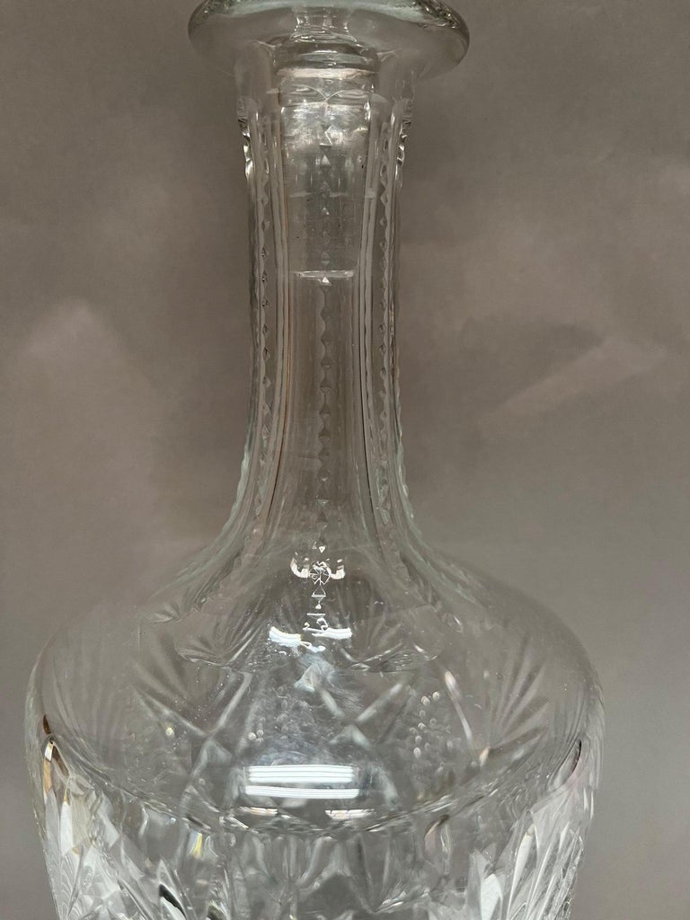 St. Louis Cristal Wine Decanter. circa 1900s For Sale at 1stDibs