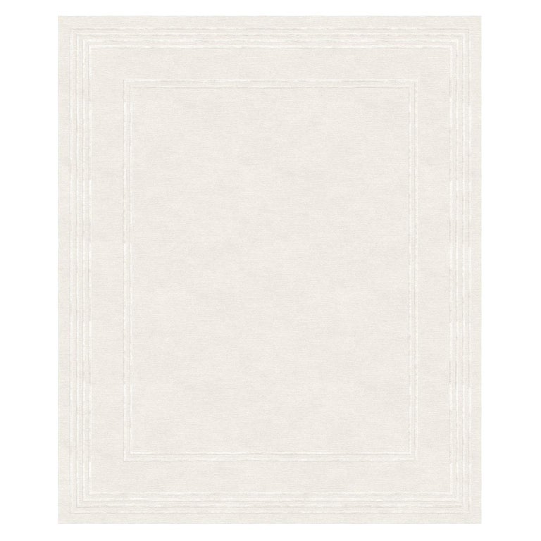 Rug Staccato - Contemporary Bright Hand-knotted Wool Blend-silk For ...