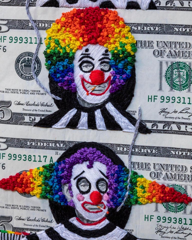 Stacey Lee Webber - Uncut: Rainbow Clown Troupe For Sale at 1stDibs