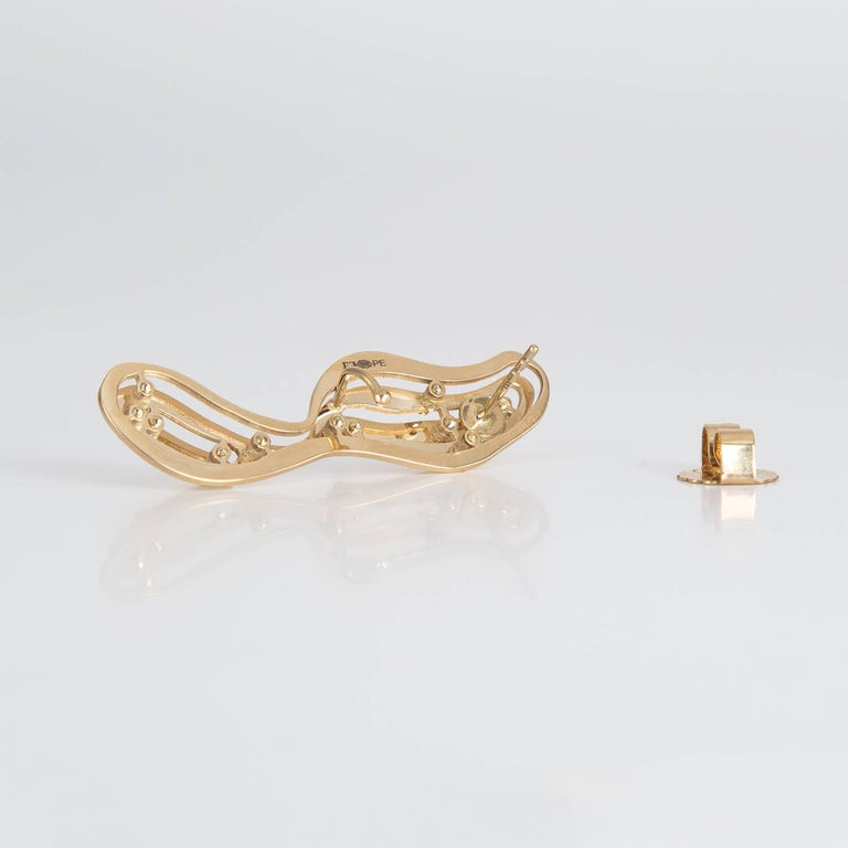 Stack Earrings 14k Solid Gold For Sale at 1stDibs