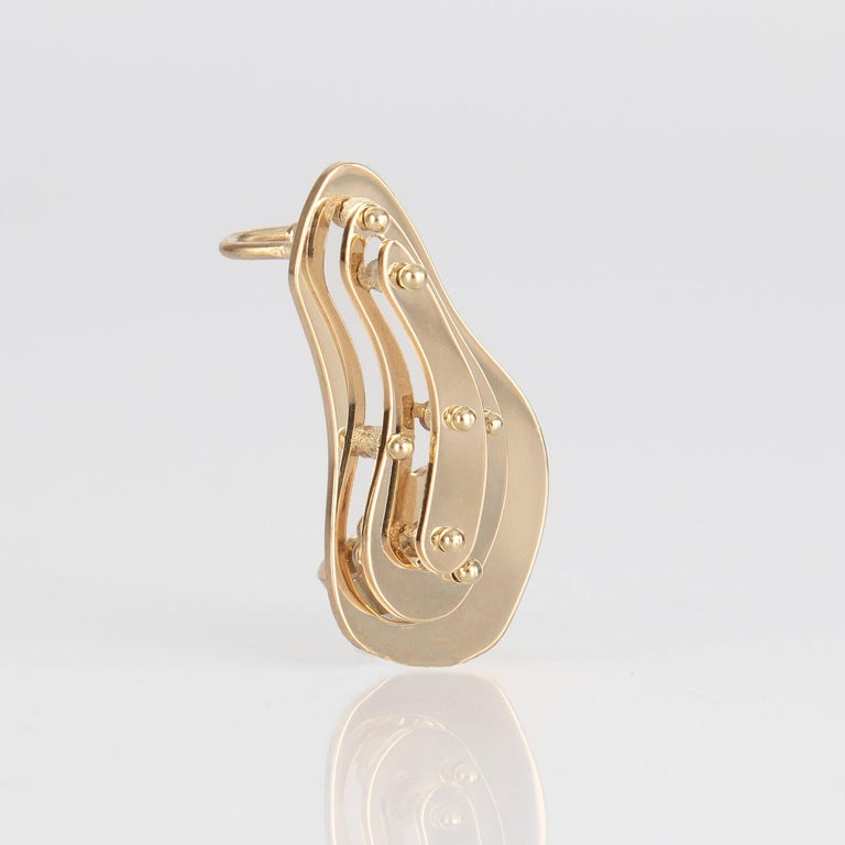 Stack Earrings 14k Solid Gold For Sale at 1stDibs