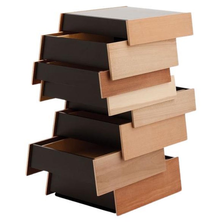 Stack H1080 8 Drawer Wood Veneer Storage by Established and Sons For ...