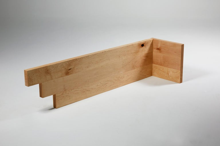 "Stack" Maple Wood Sculptural Shelving Unit For Sale at 1stDibs | maple ...