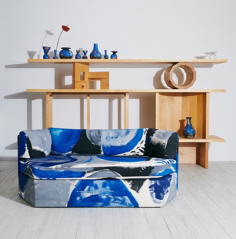 "Stack" Maple Wood Sculptural Shelving Unit For Sale at 1stDibs | maple ...