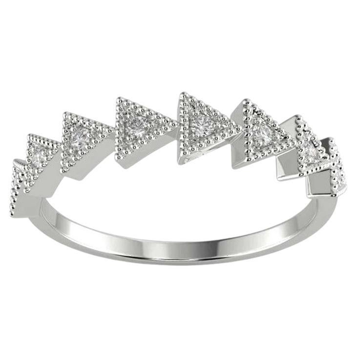 Stackable Diamond Anniversary Band For Sale at 1stDibs
